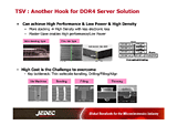 The JEDEC "DDR4" Using the TSV and "3DS" a clearer overview of memory ...