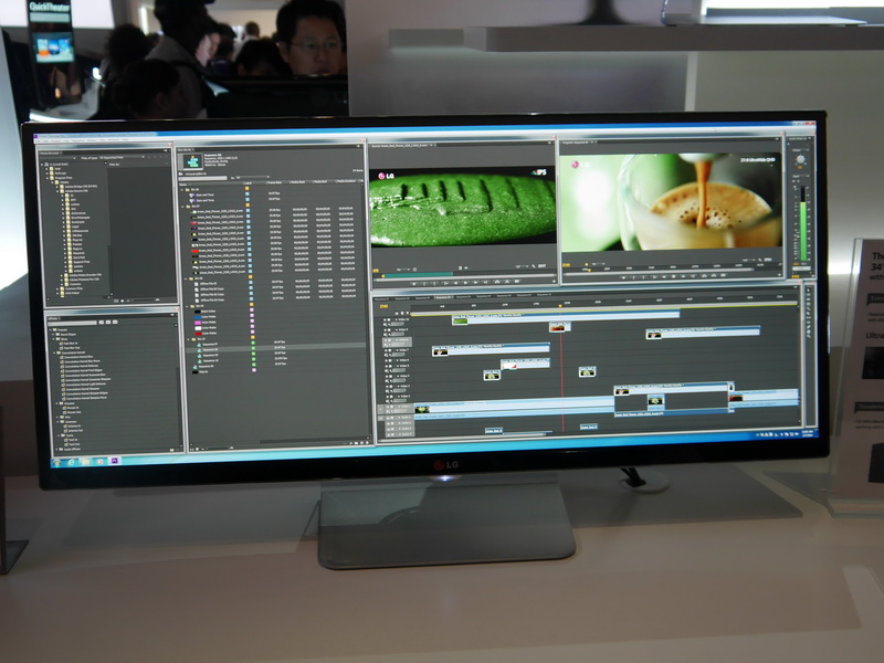 LG showed off new lcd monitors in CES 2014, including several 21:9 ...