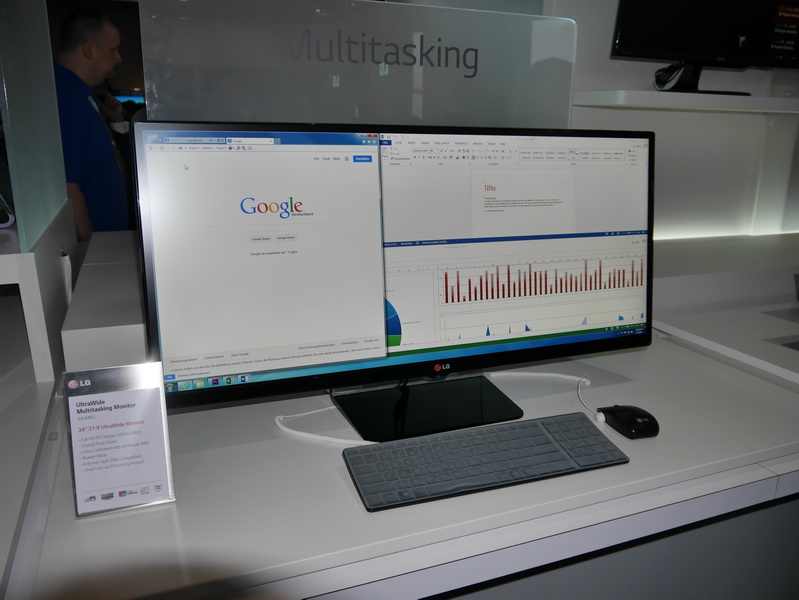 LG showed off new lcd monitors in CES 2014, including several 21:9 ...
