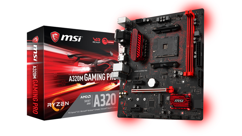MSI、約1万円のRyzen対応AMD A320マザーボード - PC Watch