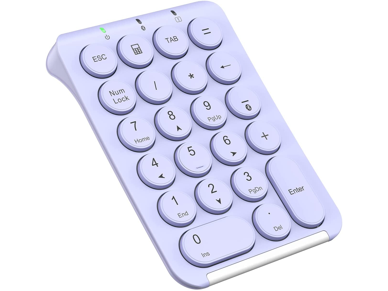 iClever、Bluetoothテンキー「IC-KP08」から新色パープルが登場 - PC Watch