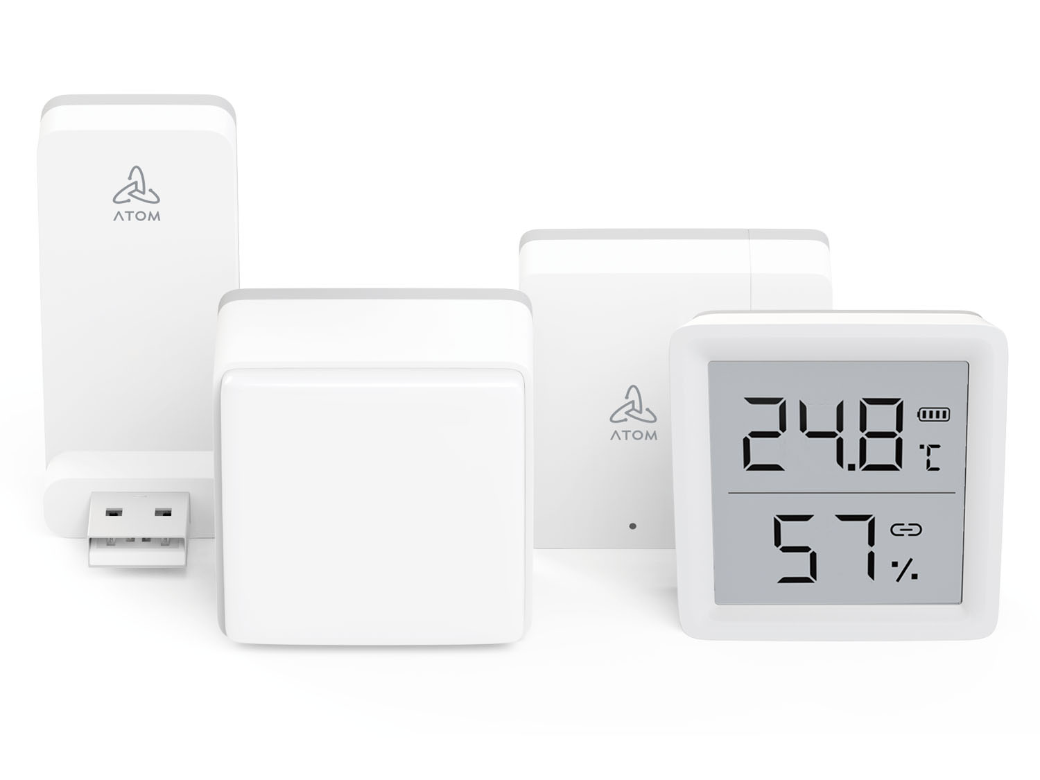 開閉、温湿度、モーションセンサーで遠隔監視ができるセンサーキット「ATOM Sensor V2」 - PC Watch