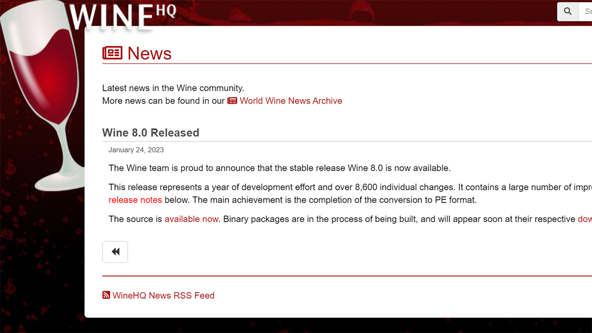 LinuxでWindowsアプリを動作させる「Wine 8.0」公開 - PC Watch