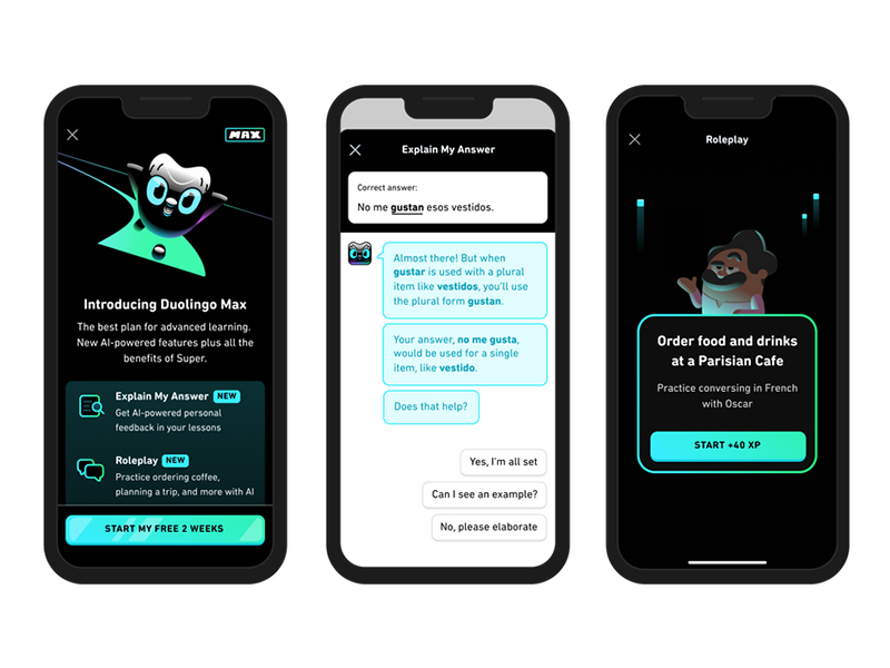 語学アプリのDuolingo、GPT-4活用のAI機能を追加 - PC Watch