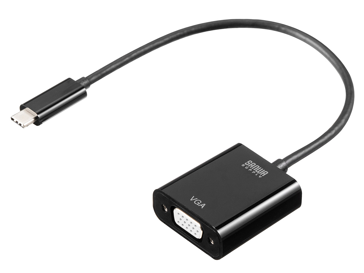サンワサプライ、USB Type-C to ミニD-Sub15ピン変換アダプタ - PC Watch