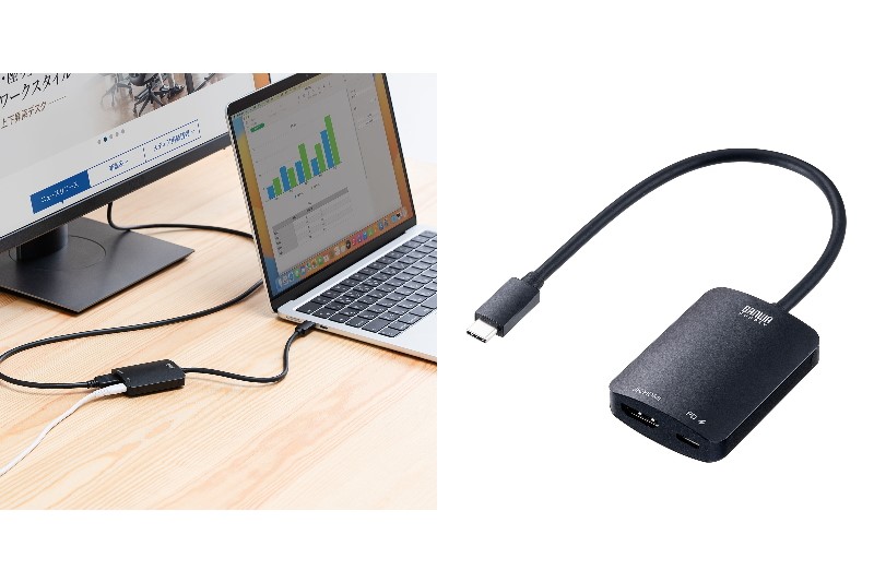 【ニュース・フラッシュ】サンワサプライ、8K/60Hz対応のUSB Type-C→HDMI 2.1変換アダプタ - PC Watch