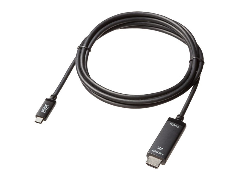 8K/60Hzや4K/144Hz対応のUSB Type-C to HDMI変換ケーブル - PC Watch