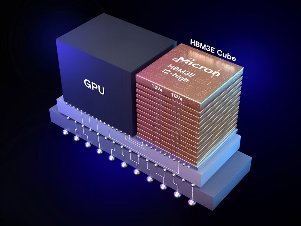 [B! 人工知能] Micron、1.2TB/s超えの帯域を実現する12層36GBのHBM3Eメモリ。AIに好適