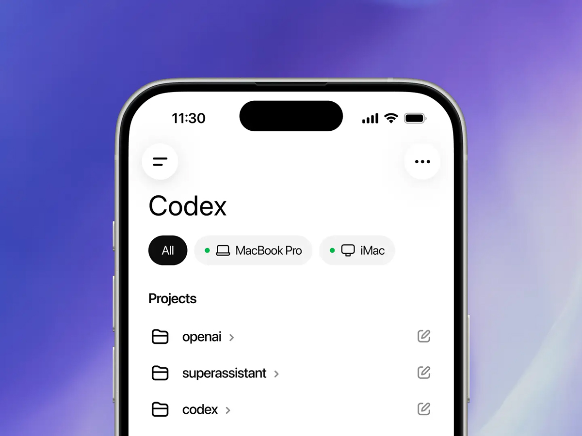 脳が一番冴えるあの場所でも。AIコーディング「Codex」がスマホ対応 - PC Watch
