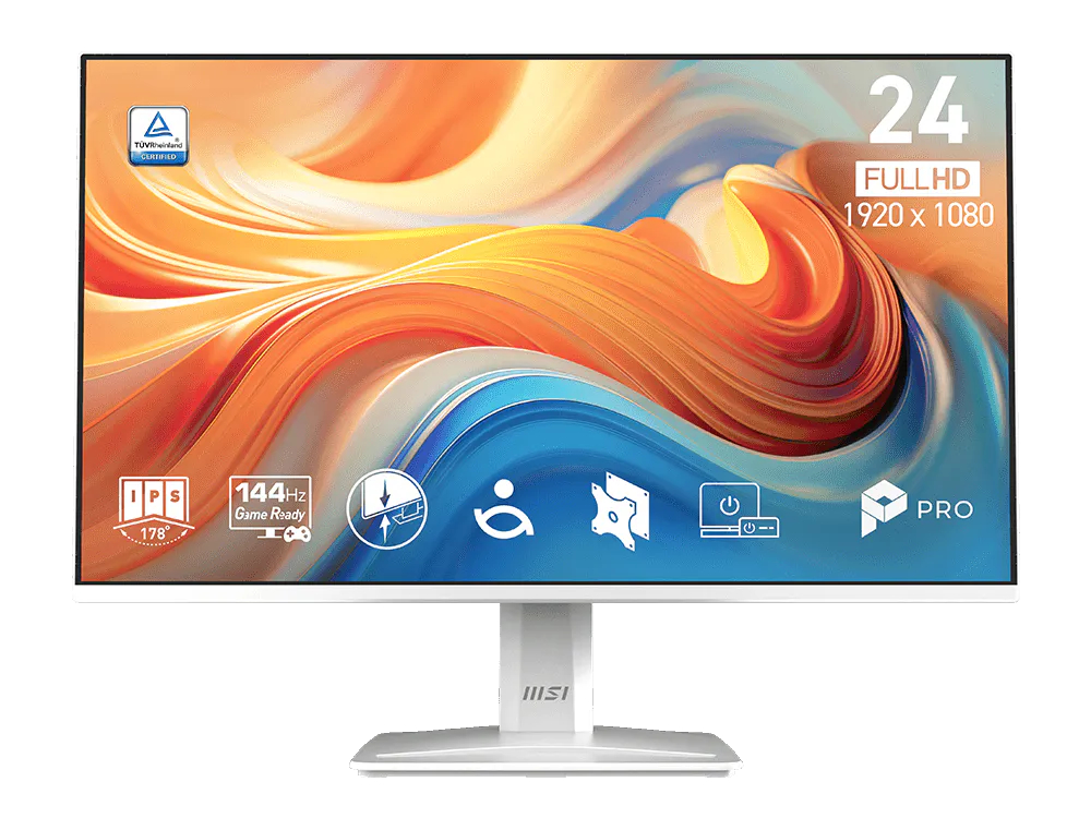 MSI、4辺フレームレスの144Hz/フルHD対応23.8型ビジネスモニター - PC Watch