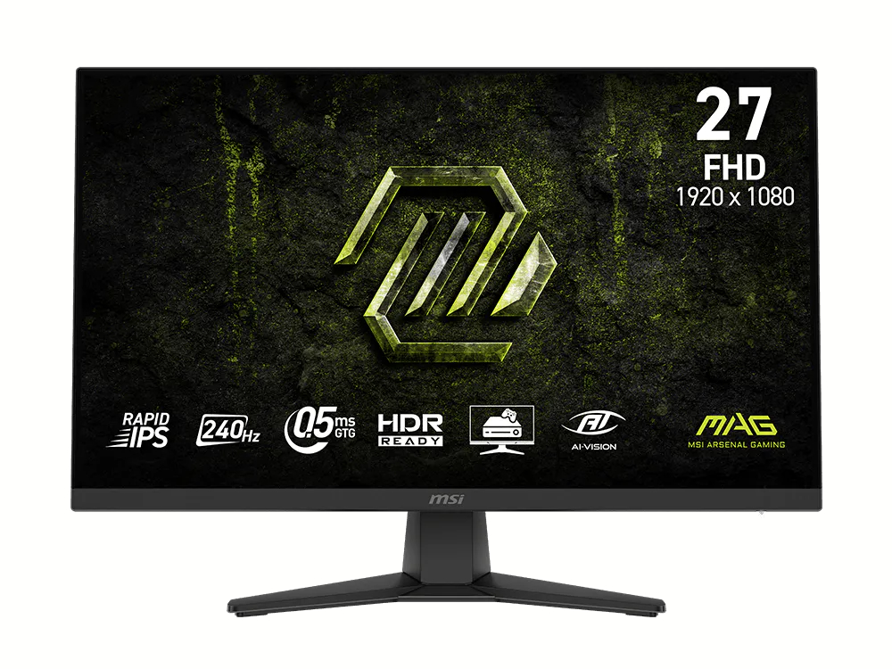 MSI、実売約2万6千円で240Hz/フルHD対応の27型ゲーミングモニター - PC Watch
